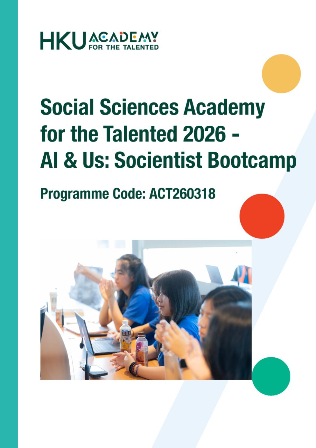 Social Sciences Academy for the Talented 2026 - AI & Us: Socientist ...